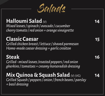 Lunch Menu – Ohana Restaurant & Lounge